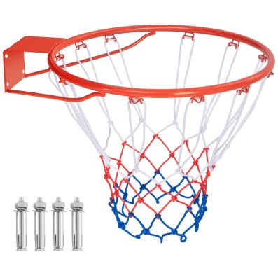 Ø45cm/37cm Basketballkorb mit Ring & Netz für Tür & Wandmontage Indoor ...
